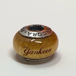 Pandora | Jewelry | New York Yankees Pandora Wood Charm Baseball Mlb ...